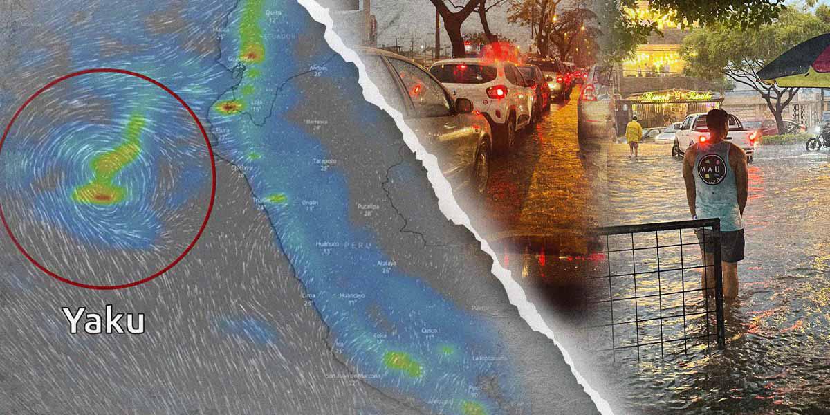 Yaku: Ecuador ya siente el impacto del extraño ciclón formado en Perú