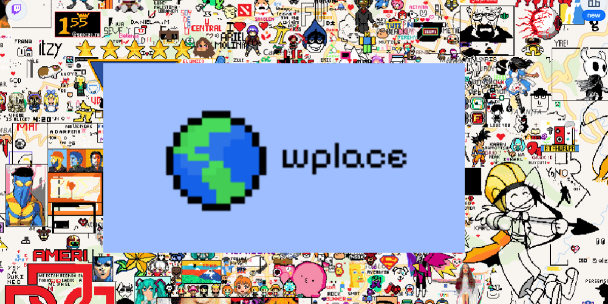 Wplace: El lienzo digital donde todo el mundo puede pintar un pixel