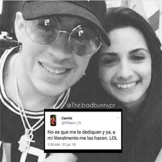 Bad Bunny recibe inesperada y millonaria demanda de su exnovia Carliz De La Cruz