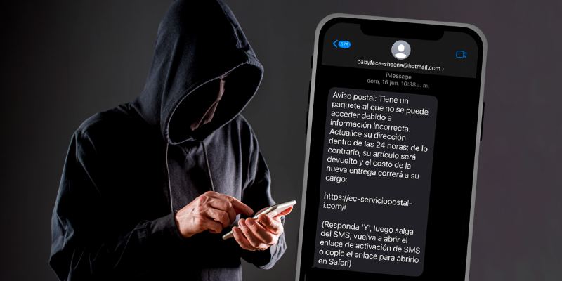 ¿Cómo funcionan las estafas por mensaje de texto en Ecuador?