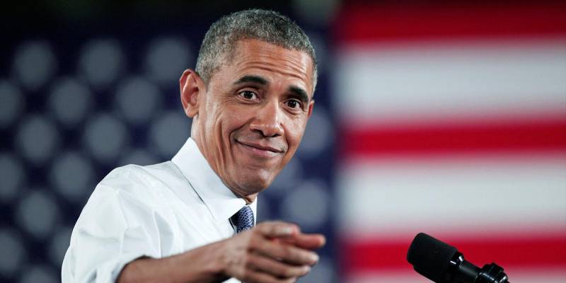 Barack Obama se coló en una sesión de fotos familiar por error