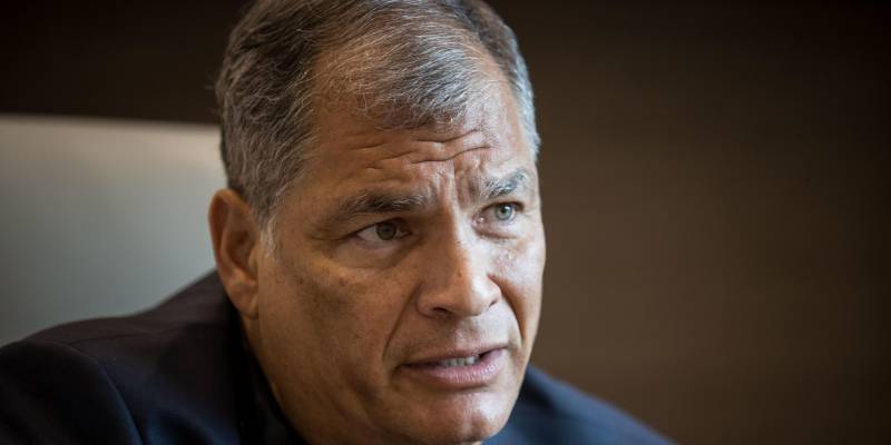 Expresidente Rafael Correa: "Noboa en realidad es cobarde y sin escrúpulos"