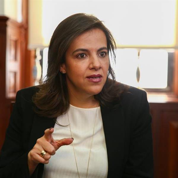 La reacción de María Paula Romo tras la destitución