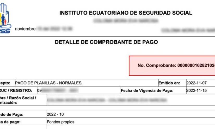 IESS: cómo consultar y generar un comprobante de pago